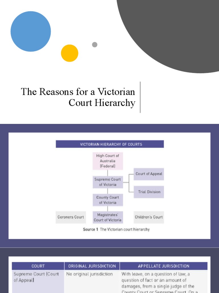 6 - The Reasons For A Court Hierarchy | PDF