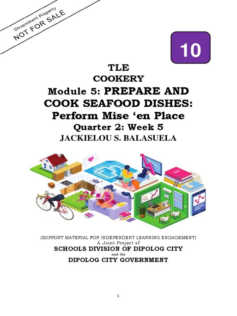 Prepare and Cook Seafood Dishes: Perform Mise en Place: Cookery | PDF ...