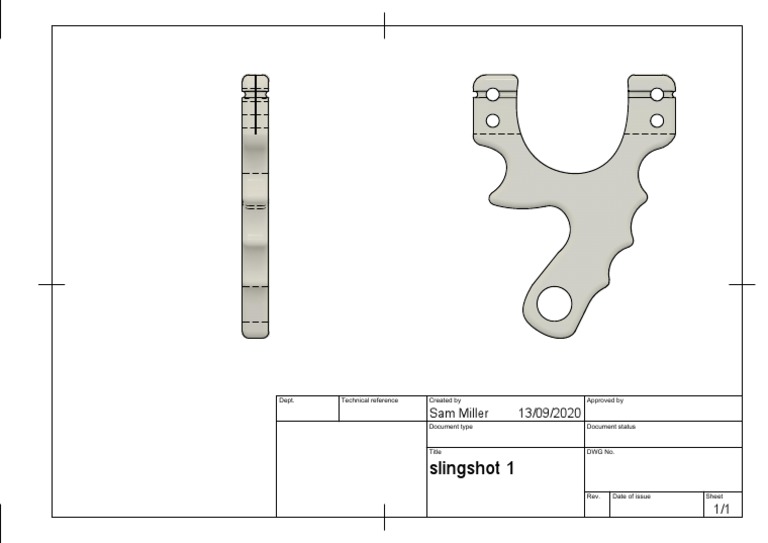 Slingshot 1 Drawing v1 | PDF