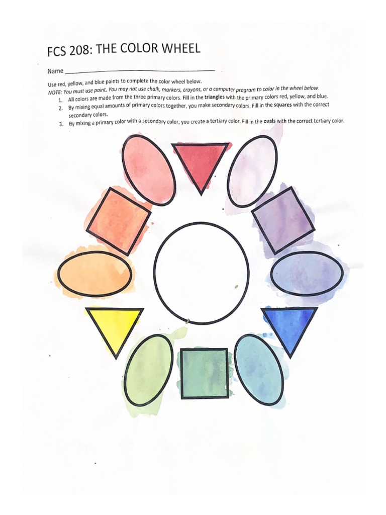 Fcs 208 The Color Wheel | PDF