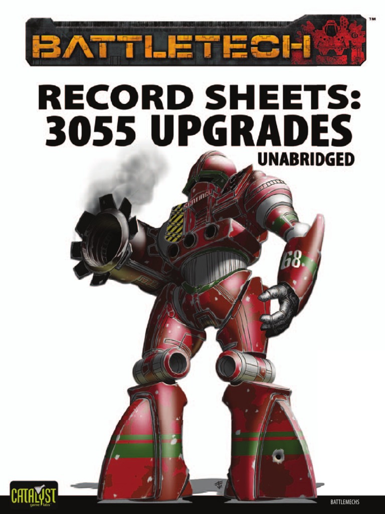 BattleTech - Record Sheets 3055 Upgrades Unabridged | PDF | Battle Tech ...