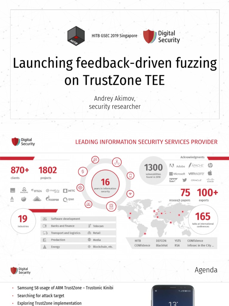 D2 - Launching Feedback-Driven Fuzzing On TrustZone TEE - Andrey Akimov | PDF | Arm Architecture ...