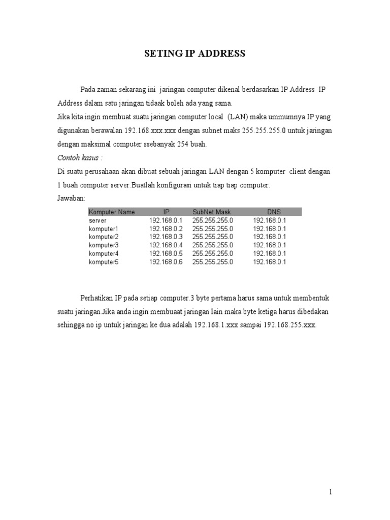 Konfigurasi Win 2000 Server | PDF