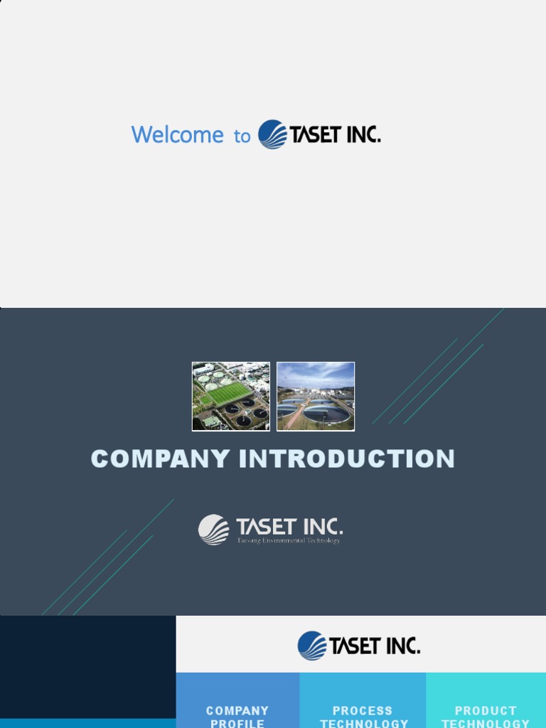 TASET Introduction 201808 | PDF | Sewage Treatment | Industrial Processes