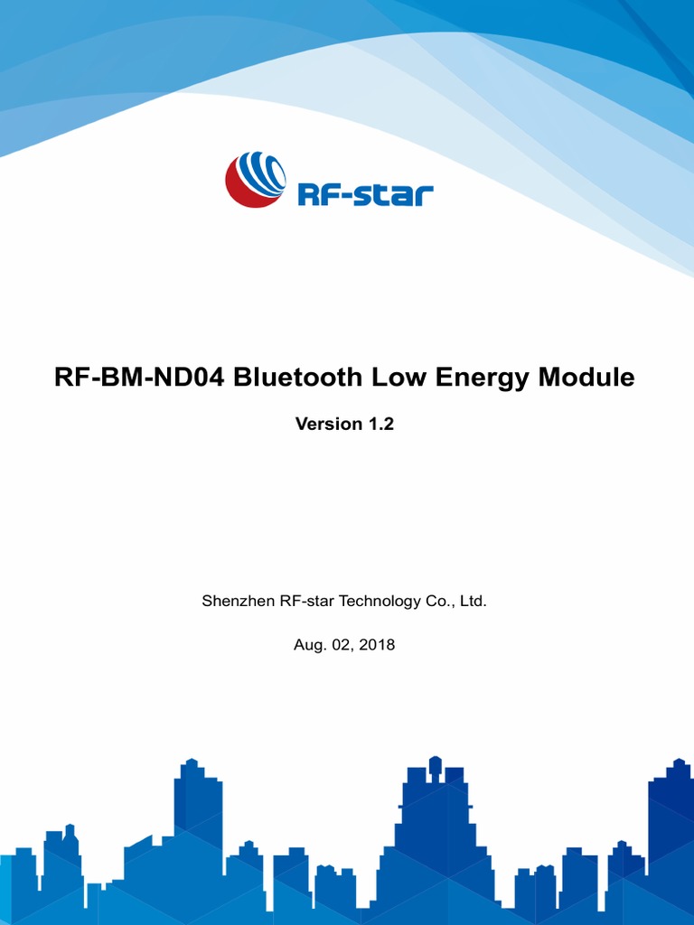 RF-BM-ND04 Hardware Datasheet V1.2 | PDF | Power Supply | Printed ...