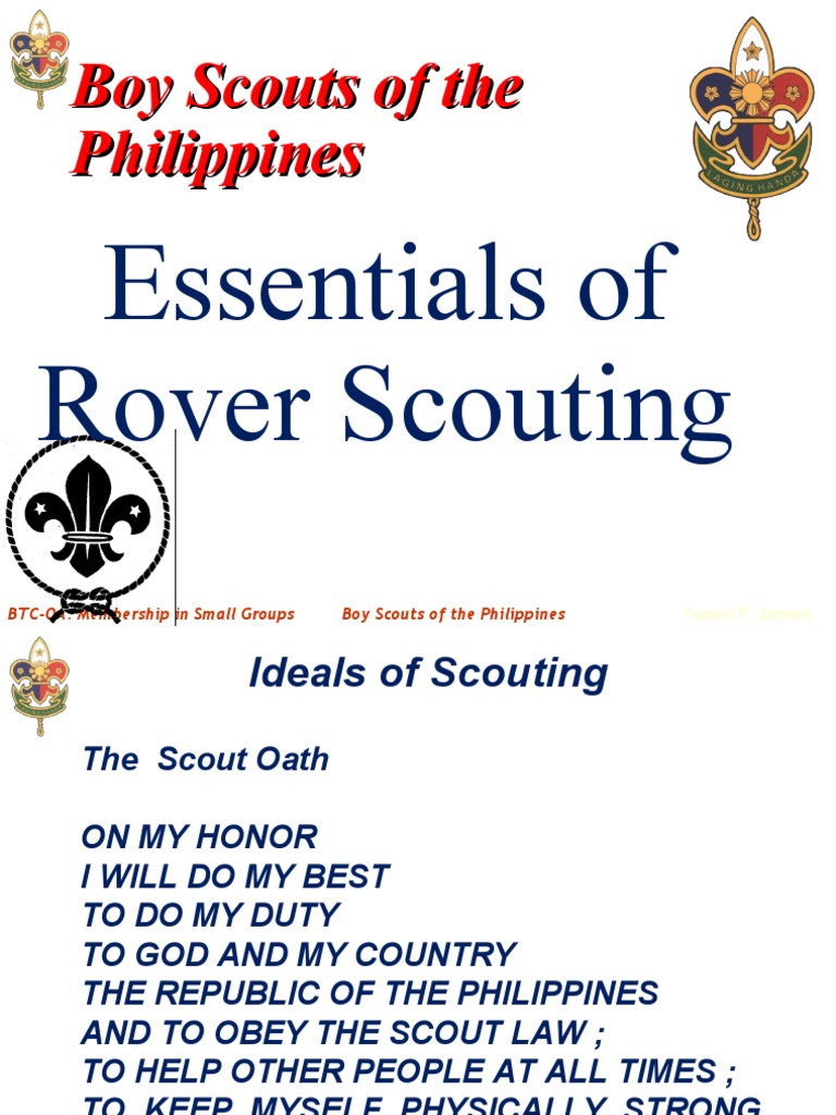Essential of Rover Scouting | PDF | Scouting | Youth Movements