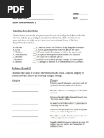 Grade 12 Physical Science Pre-Test | PDF | Atoms | Ion