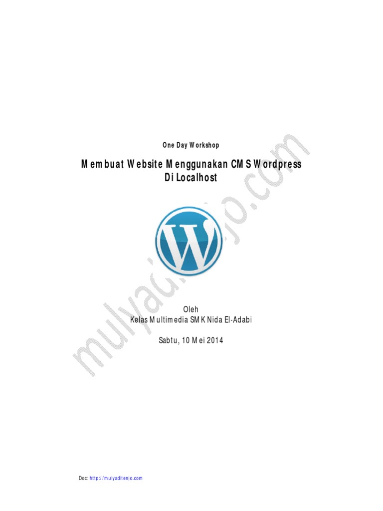 Modul Membuat Web CMS Wordpress | PDF