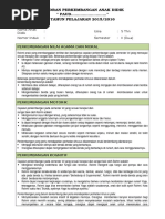 Contoh Narasi Raport Paud | PDF