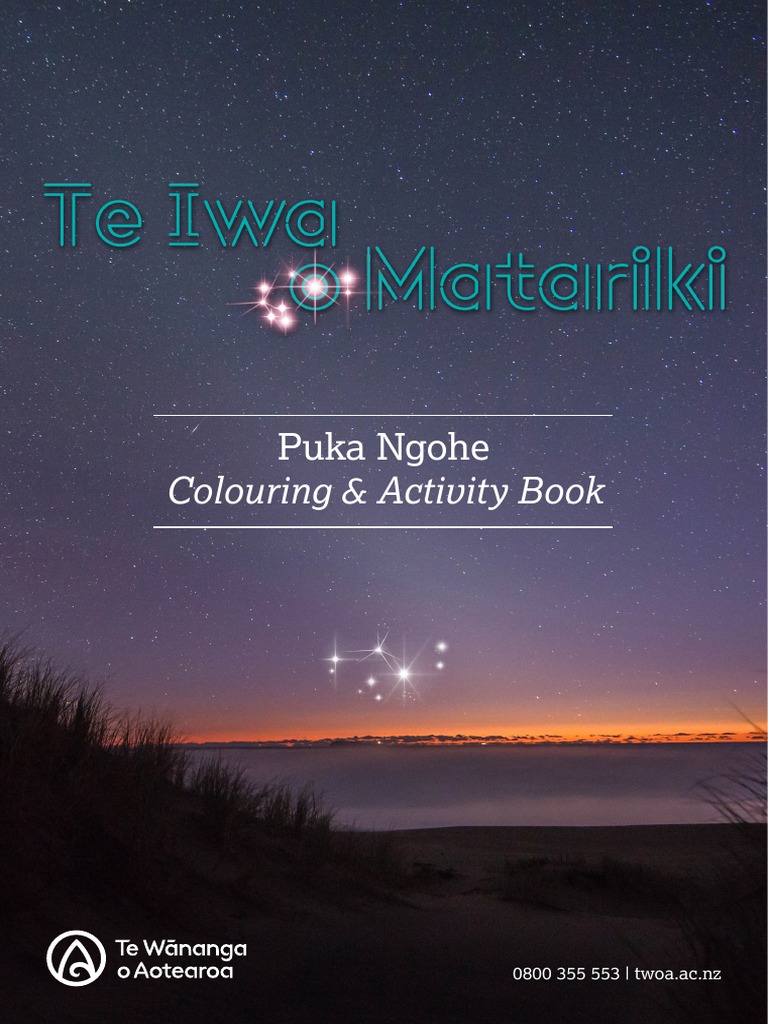 Colouring & Activity Book: Puka Ngohe | PDF | New Zealand | Indigenous Peoples Of Polynesia