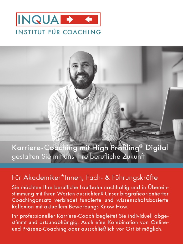 Inqua Karrierecoaching Flyer | PDF