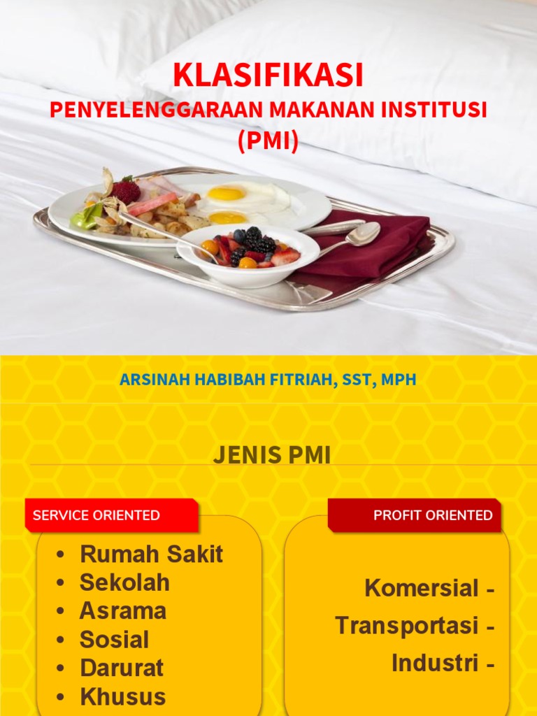 KLASIFIKASI PMI Menurut Konsumen - PPSX | PDF