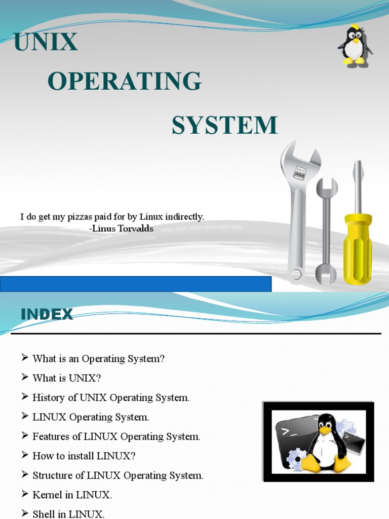 UNIX and LINUX Operating System | PDF | Operating System | Linux