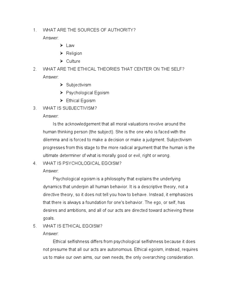 What Are The Sources of Authority | PDF