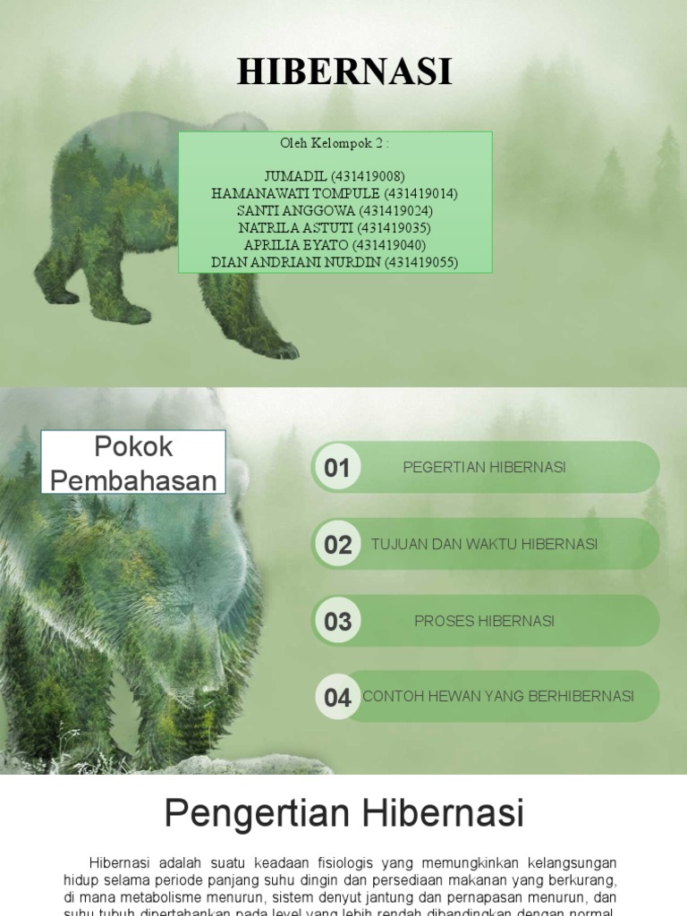 Kelompok 2 - Hibernasi | PDF