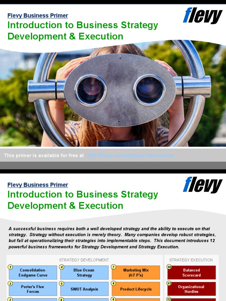 Business Strategy Template | PDF | Strategic Management | Business ...