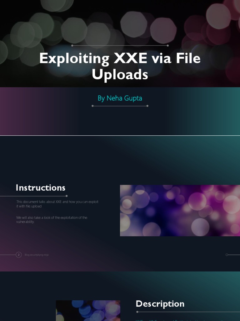 Paper - Exploiting XXE Via File Uploads | PDF | Computer Science | Information Age