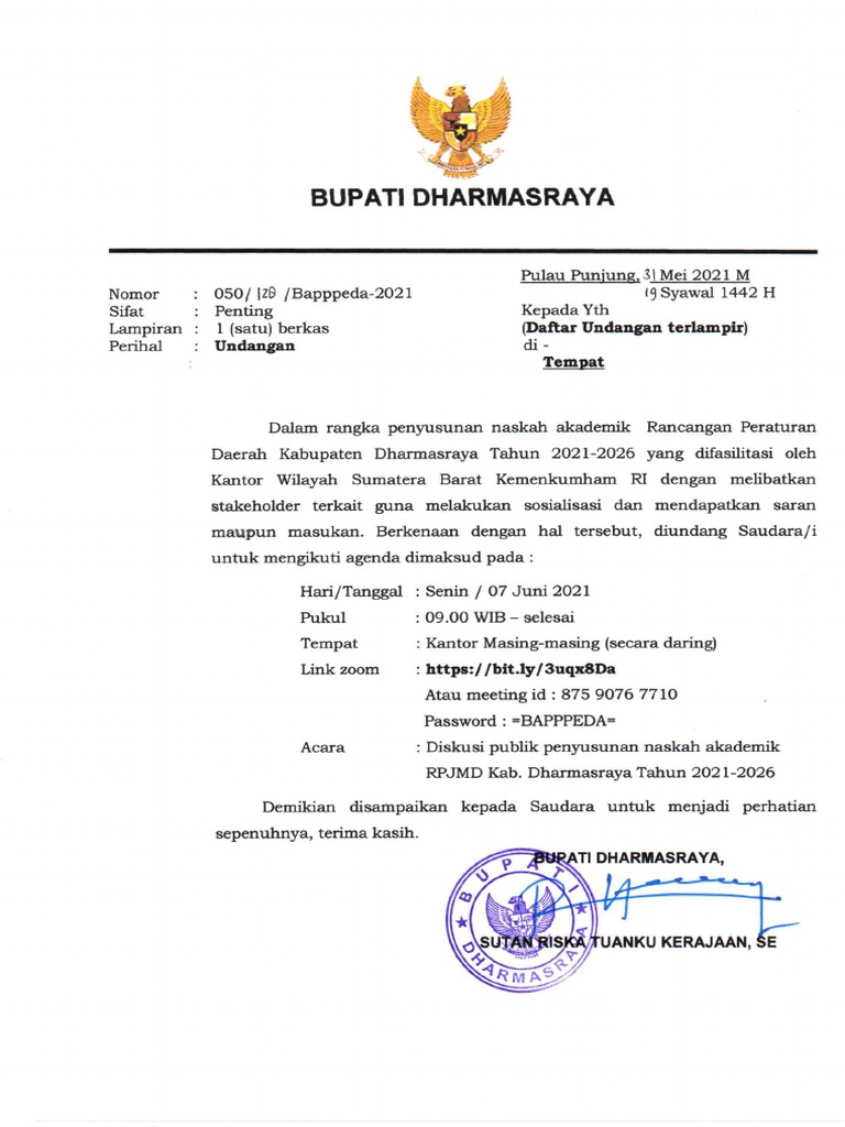 Undangan Diskusi Publik | PDF