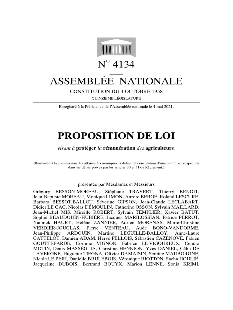Proposition Loi | PDF | Médiation | Sodles