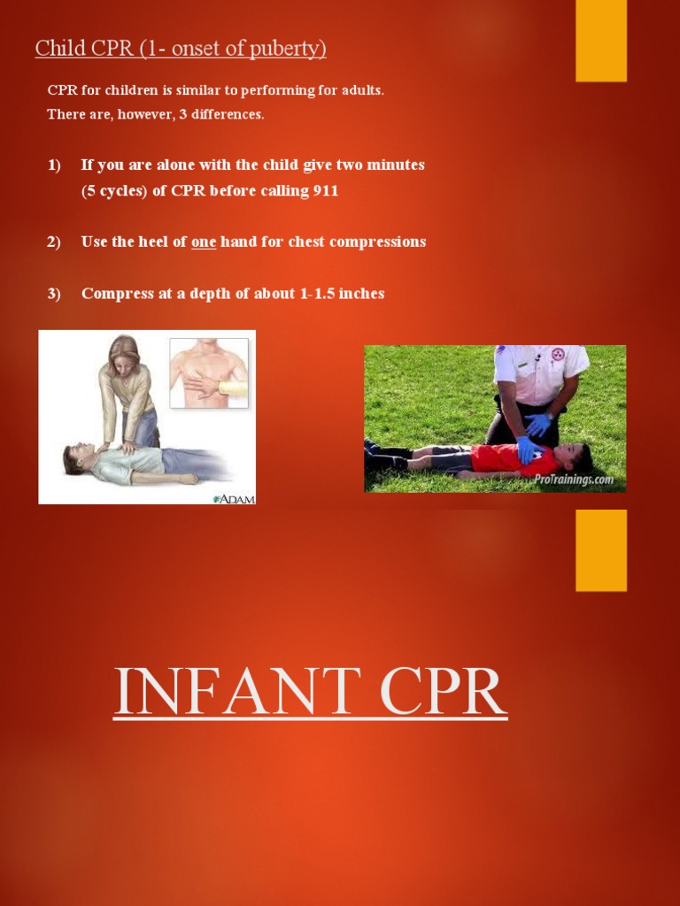Child and Infant CPR 2017 | PDF | Wellness
