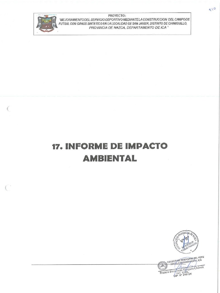 06 Informe de Impacto Ambiental 20210423 142724 625 | PDF