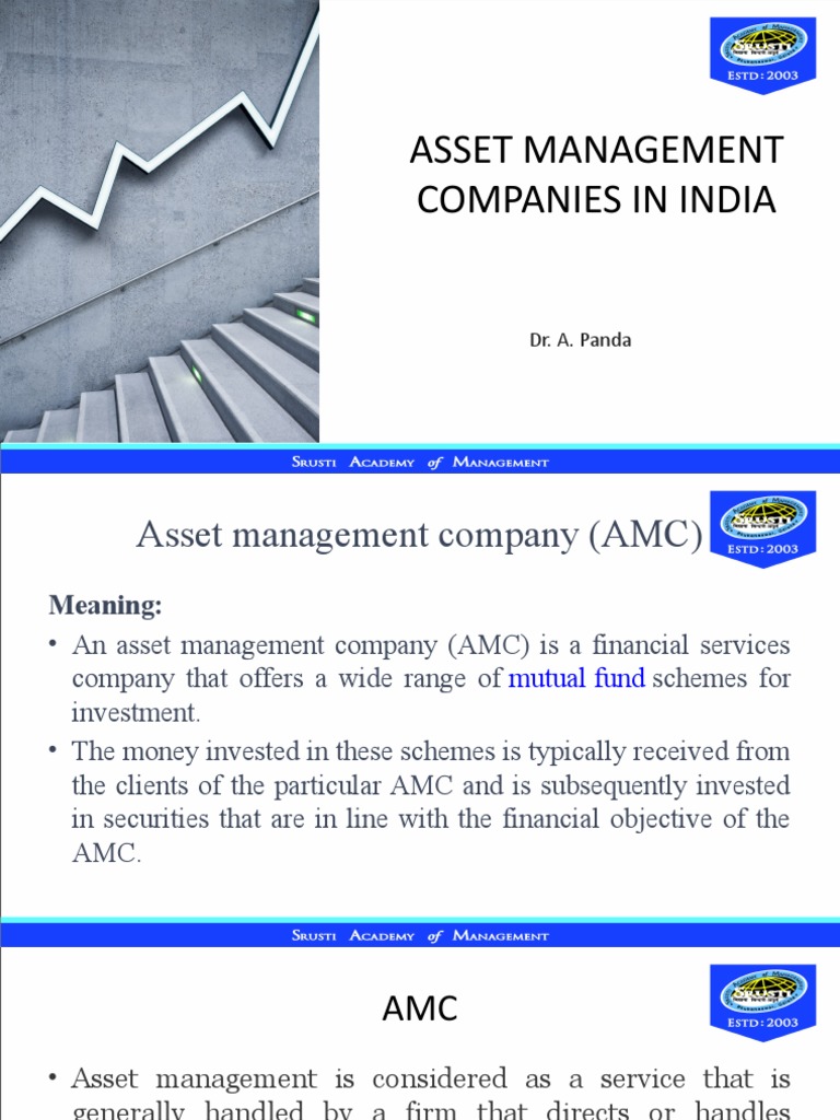 Asset Management Companies in India | PDF | Mutual Funds | Investment ...