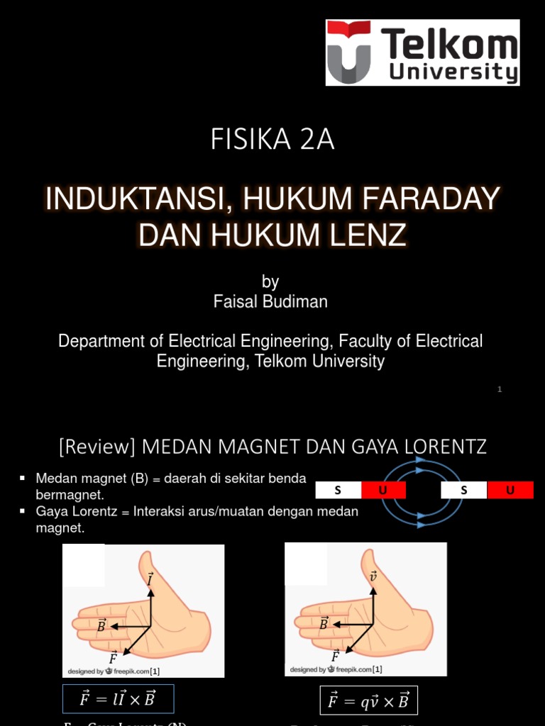 Lecture 12 - Fis 2a - Hukum Faraday Dan Lenz | PDF