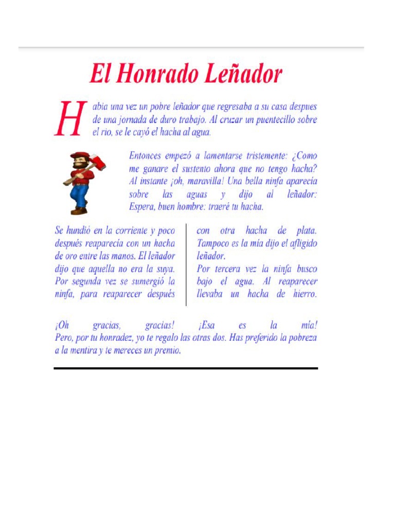 El Leñador Honrado | PDF