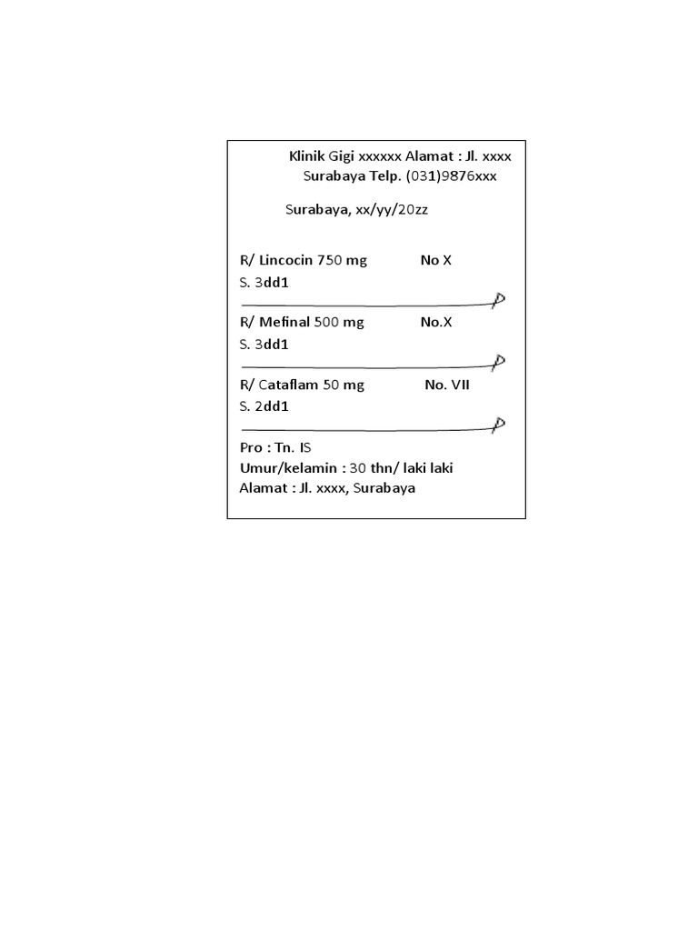 RESEP INFEKSI FIX Bangets | PDF