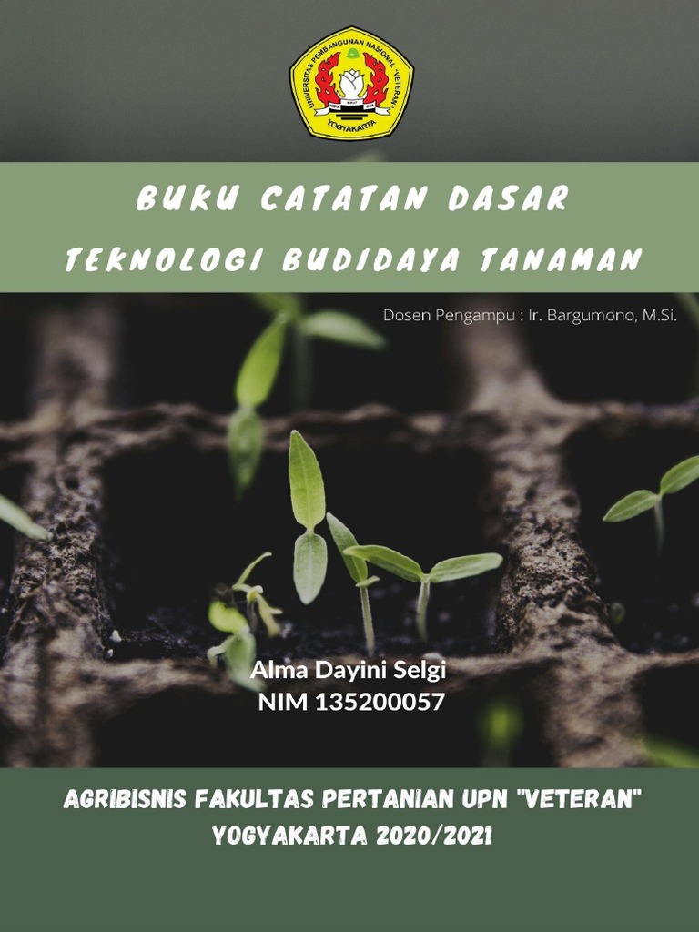 Dasar Teknologi Budidaya Tanaman | PDF