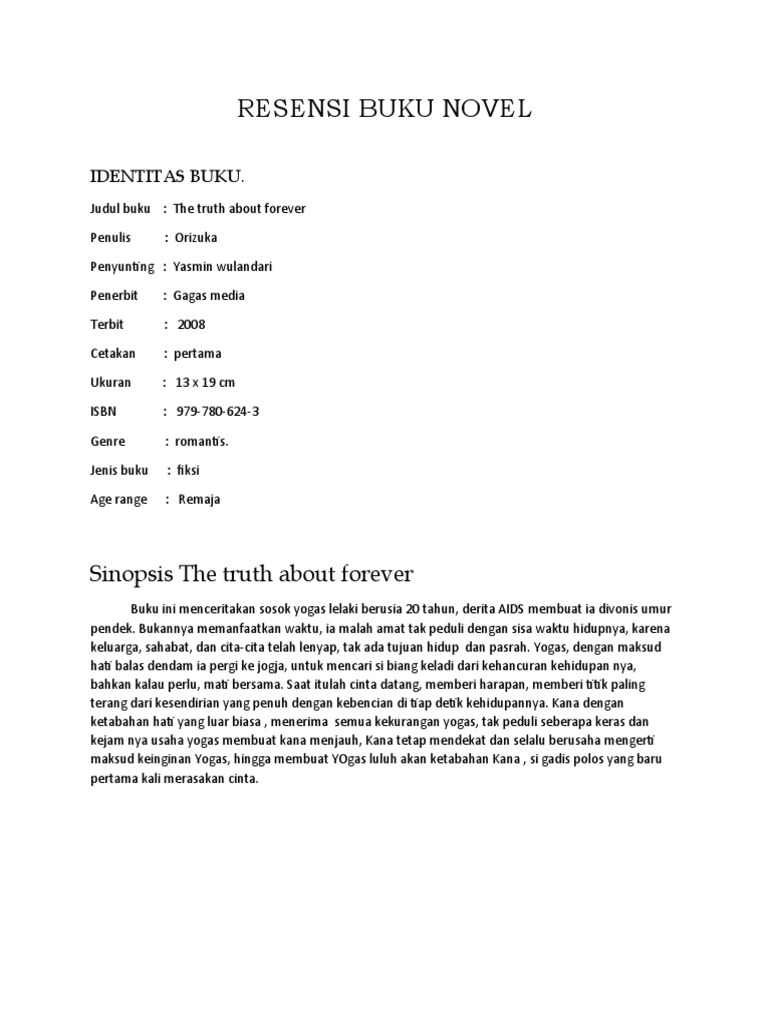 Resensi Buku Novel | PDF