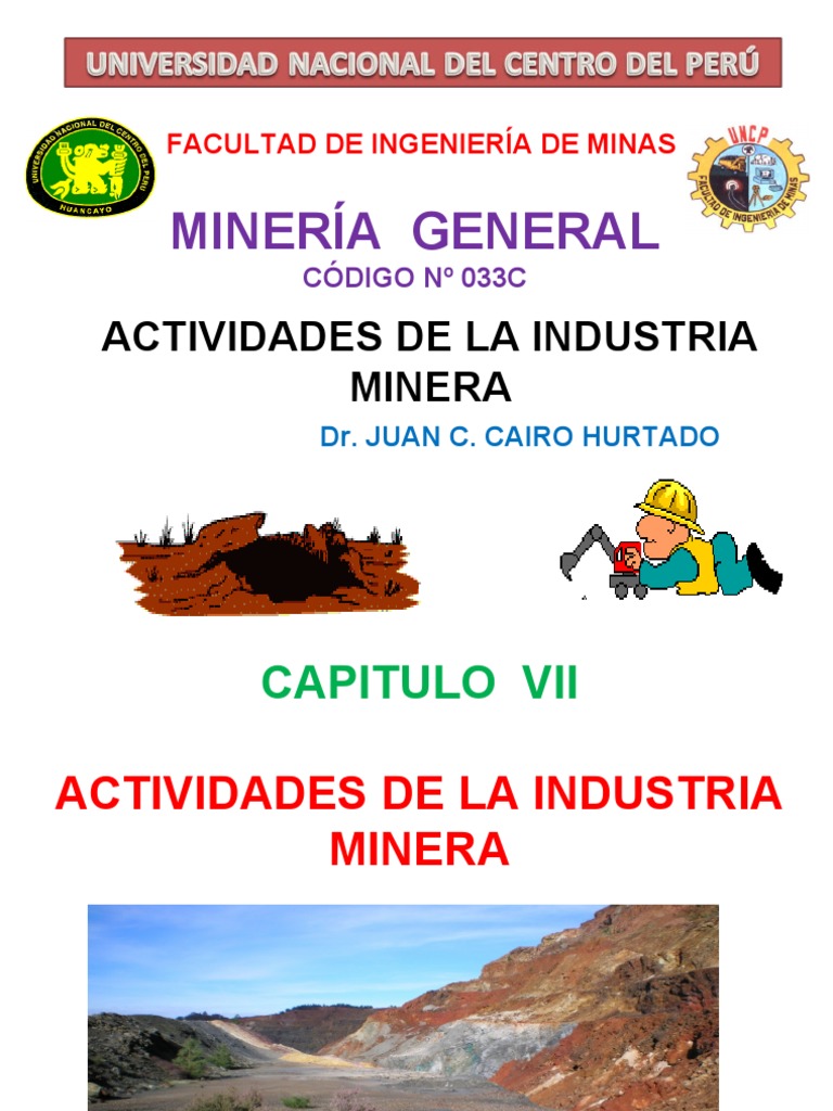 Tema 08-MG - Actividades Minería | PDF | Minerales | Minería