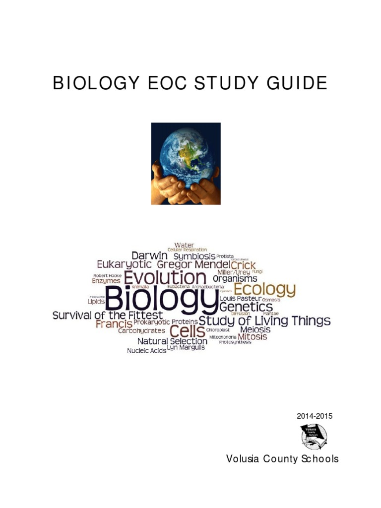 2015 Biology Eoc Study Guide | PDF | Eukaryotes | Cell (Biology) 2015 Biology Eoc Study Guide | PDF | Eukaryotes | Cell (Biology)