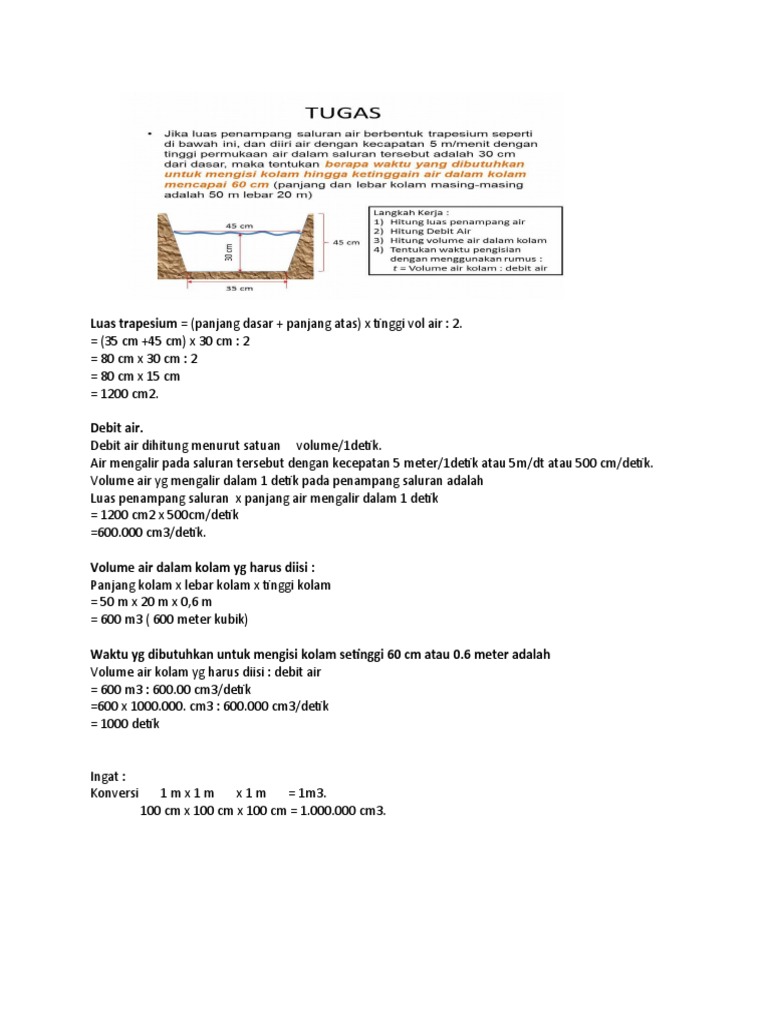 Volume Trapesium | PDF