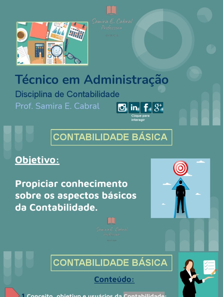 Contabilidade Básica - Módulo 1 | PDF | Relatório anual | Contabilidade