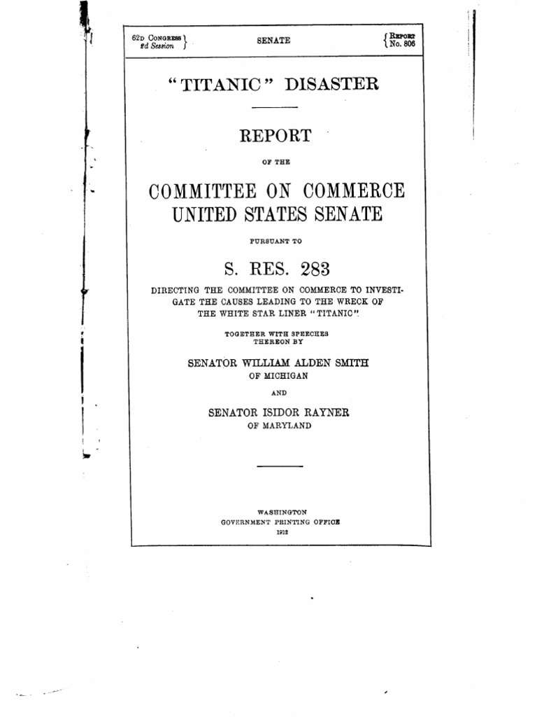 Titanic Report | PDF