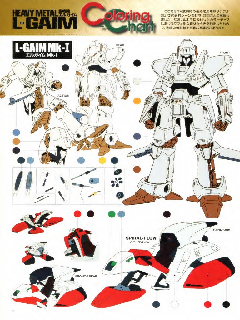 Heavy Metal L Gaim Heavy Metal Perfect Analytics Illustration Art Book ...