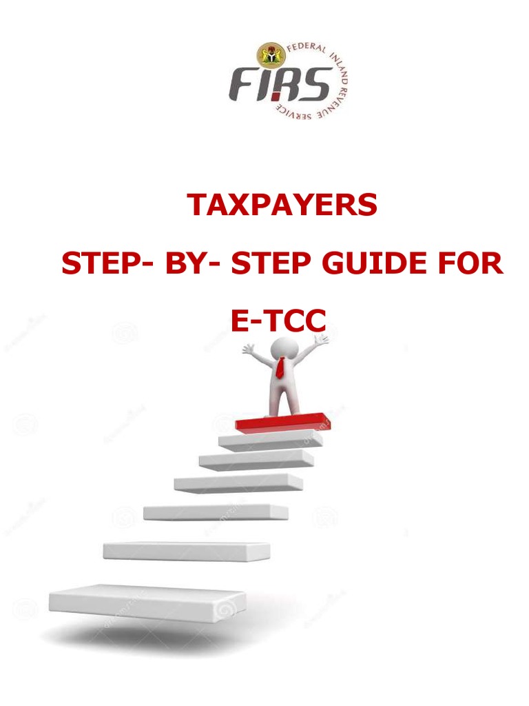 e-TCC Application Guide for Taxpayers | PDF | Icon (Computing) | Taxpayer