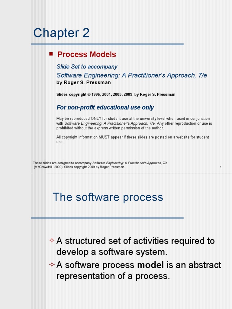 Chapter 2 - Process Model | PDF | Software Development Process ...