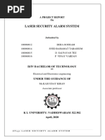 A Project Report On Laser Security Alarm | PDF | Resistor | P–N Junction