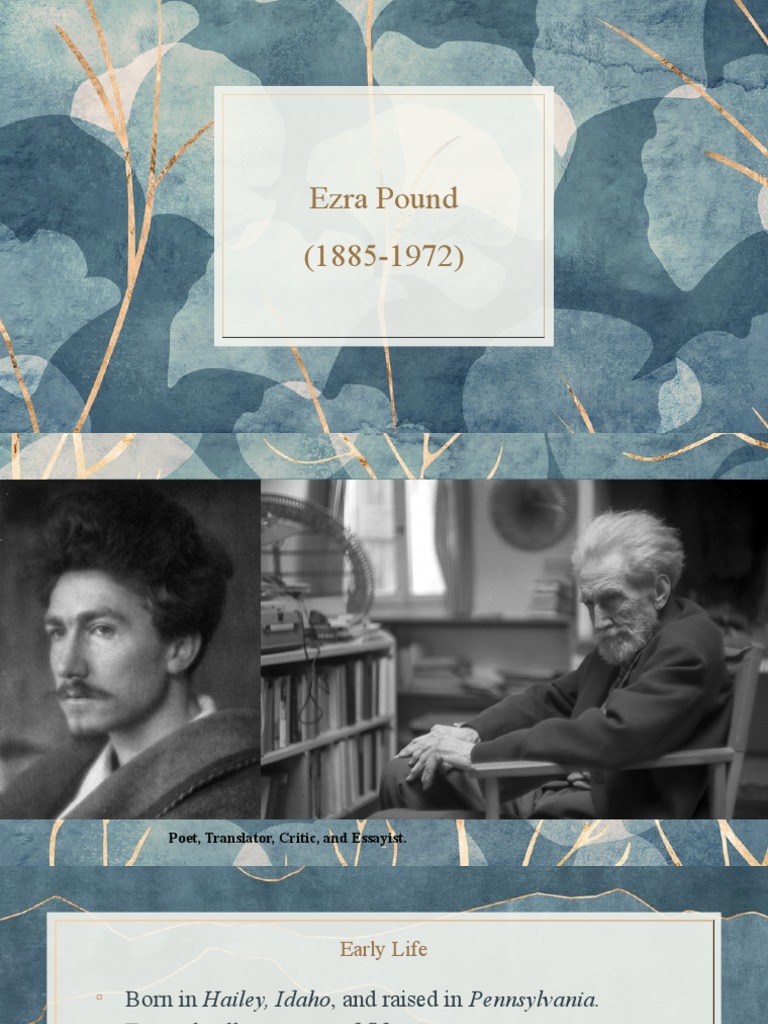 Ezra Pound | PDF | Poetry