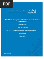 OSHAD SF Code of Practice Overview | PDF