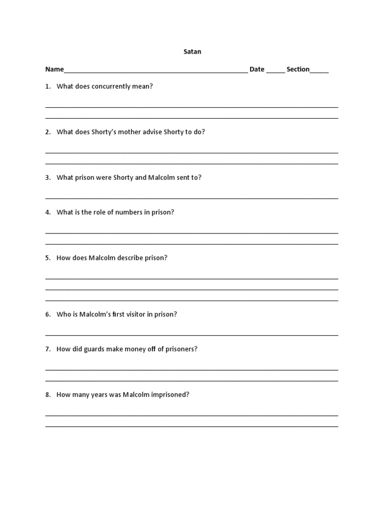 Malcolm X: Prison Insights and Teachings | PDF | Abrahamic Religions ...