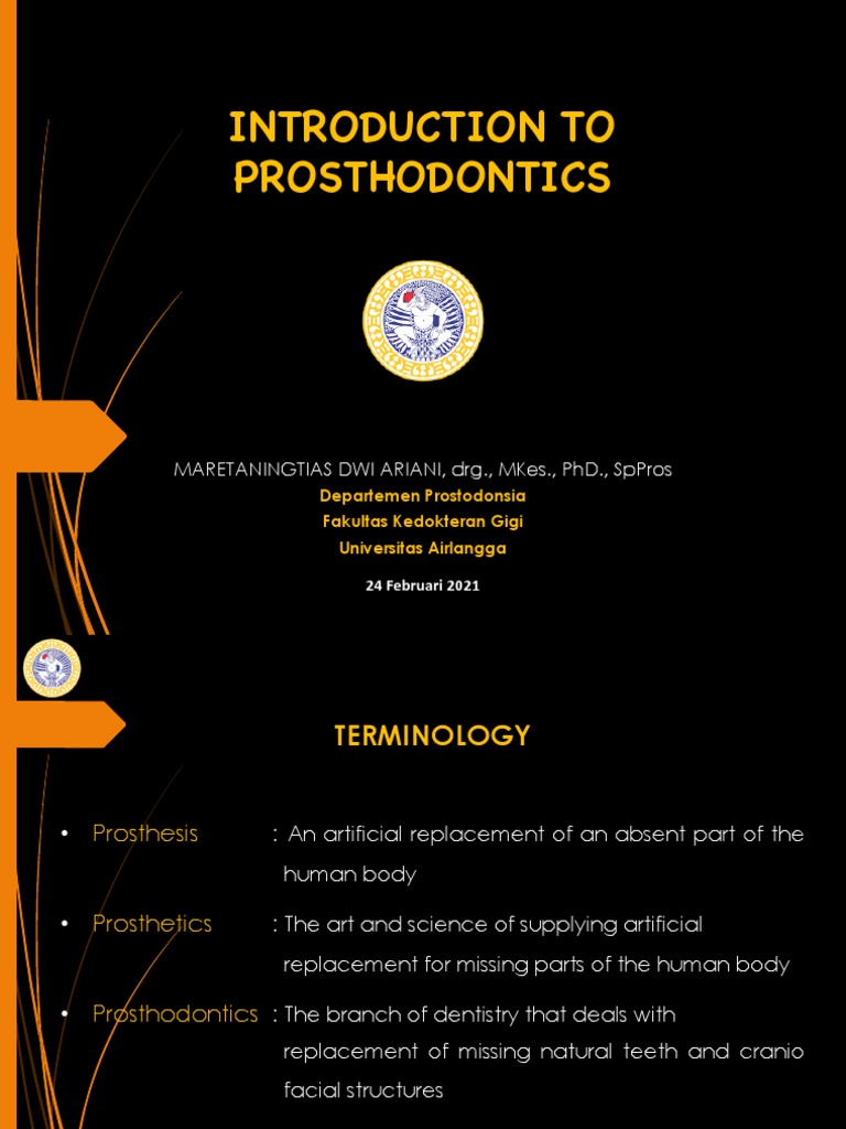 Batasan Ilmu Prostodonsia | PDF | Dental Implant | Prosthodontics