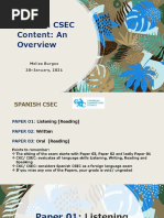 CSEC Spanish January P2 2024-1 | PDF | Barcode | Written Communication