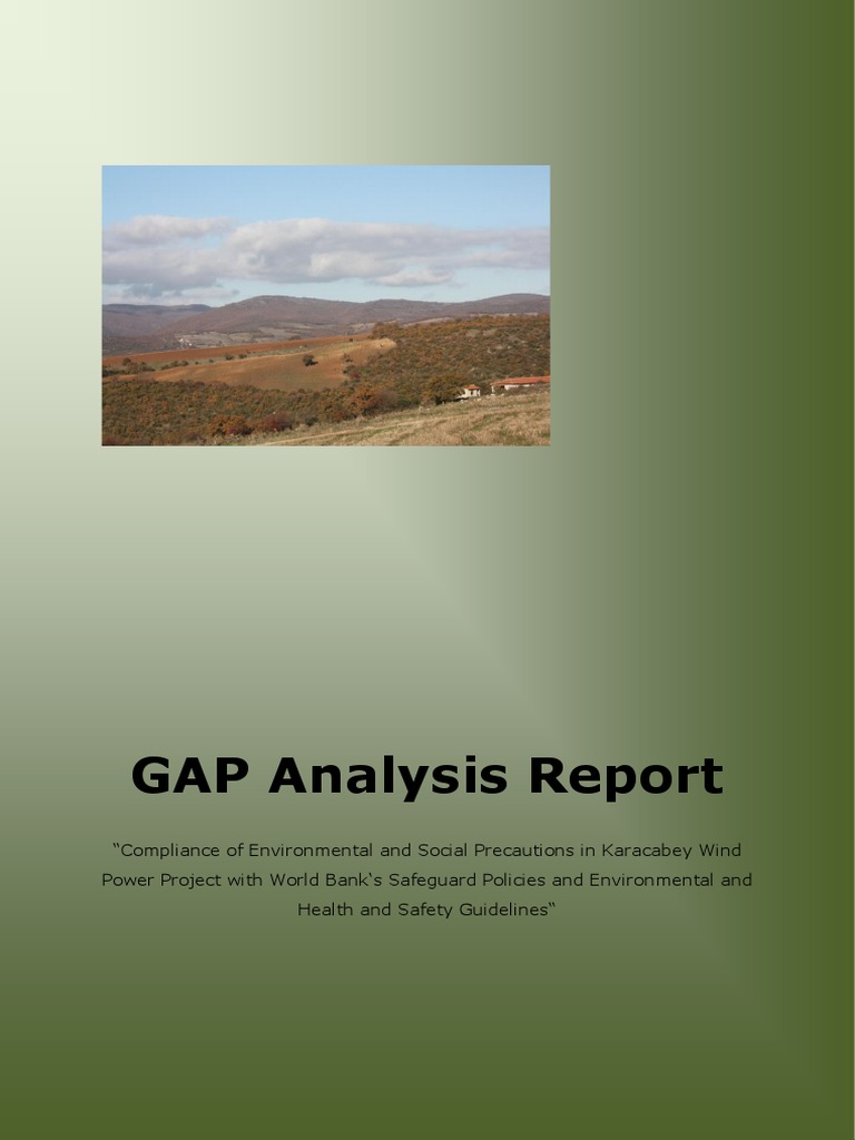 Complete Gap Analysis Report Example | PDF | Conservation Biology ...