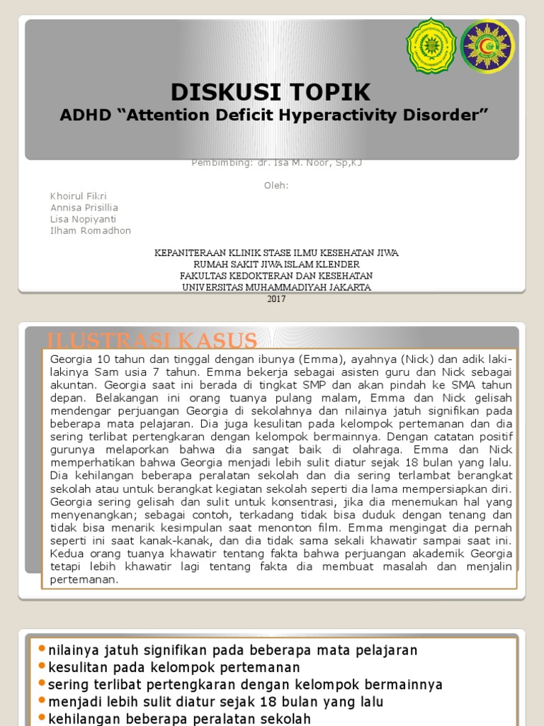Diskusi Topik Adhd | PDF