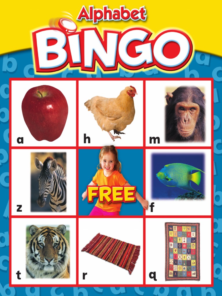Alphabet Bingo Game | PDF | Alphabet | Human Communication