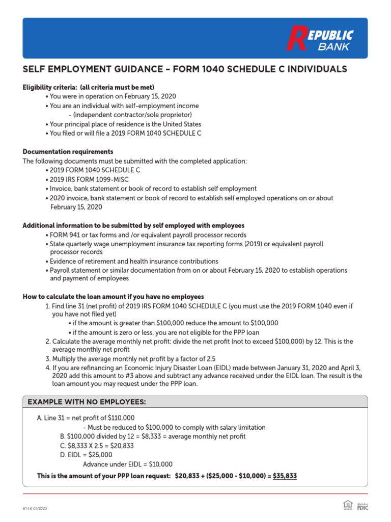 Form 1040 Schedule C | PDF | Irs Tax Forms | Self Employment