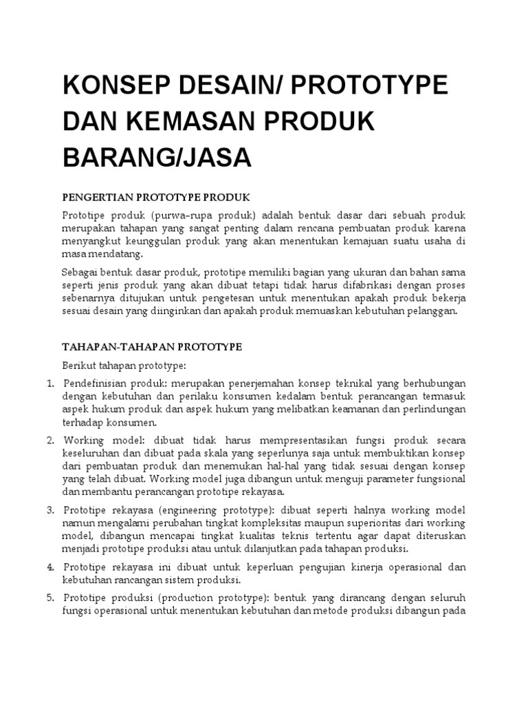 Prototype | PDF | Pengelolaan Keuangan & Uang | Seni